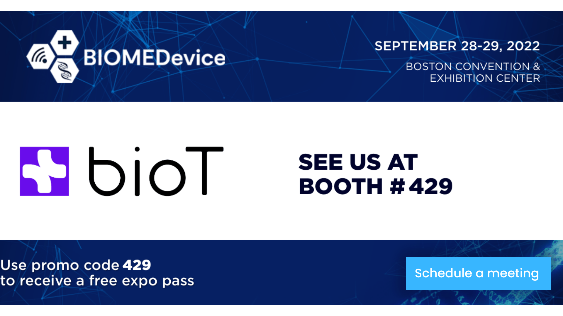 Meet us at Biomed Device Boston | BioT